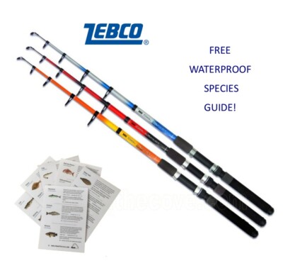 Zebco Cool Expert 2.1m Tele Spin Telescopic Travel Spinning Rod - FAST ...