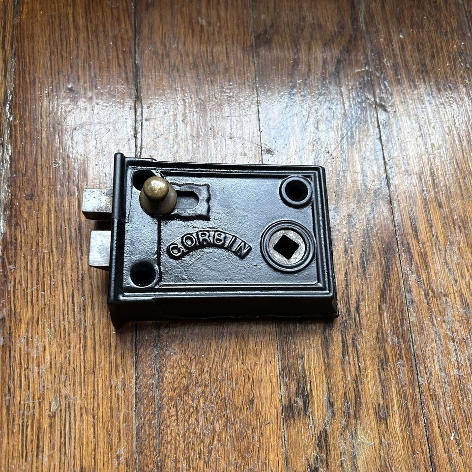 Antique Restored Corbin Rim Lock R-56 (without keeper) | eBay