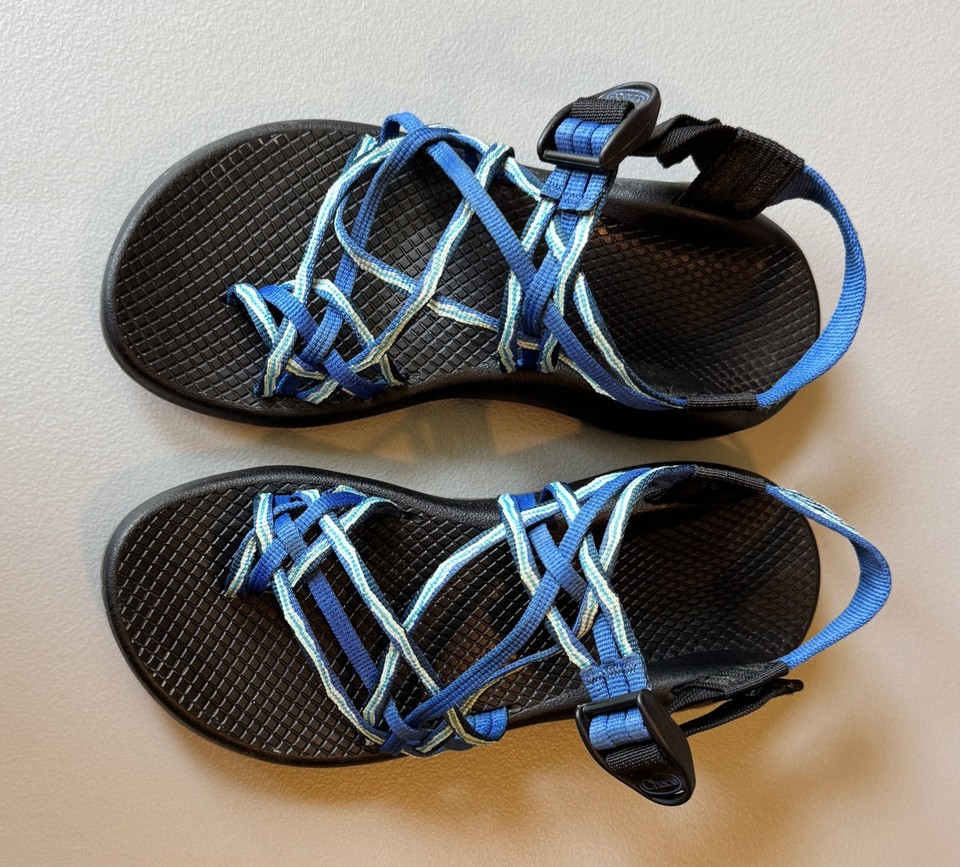 Chacos Z X3 Blue Adjustable 3 Strap Sandals Women's Size 7 | eBay