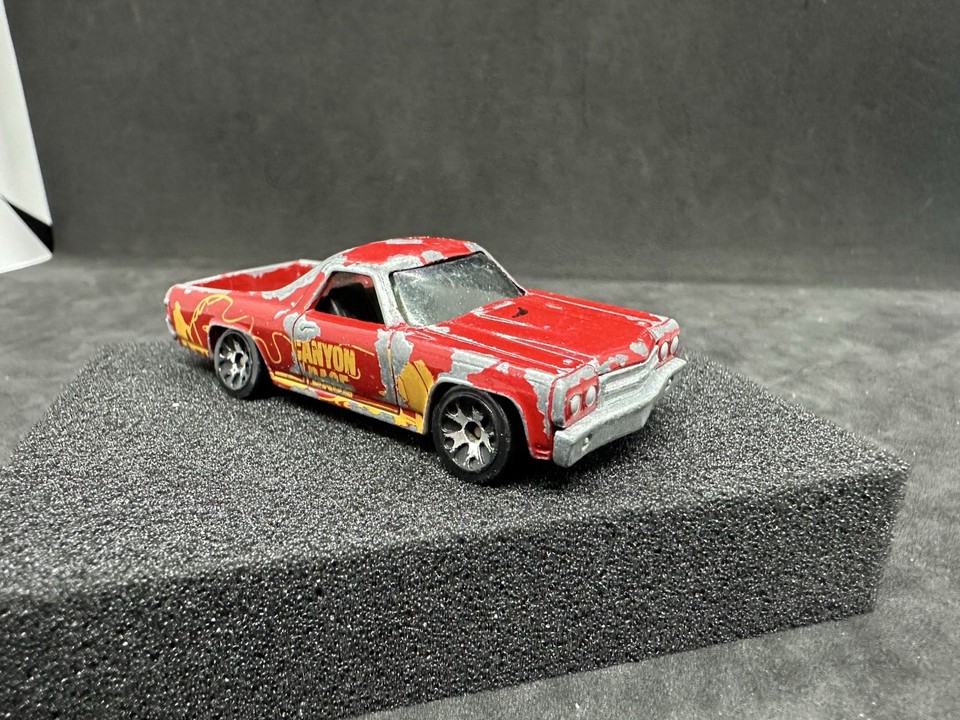 Matchbox 1970 Chevrolet El Camino (Chevelle Nose) Red Canyon Base 1:69 ...