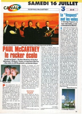 PAUL McCARTNEY = 1 PAGE 1994 French CLIPPING / COUPURE DE PRESSE | eBay
