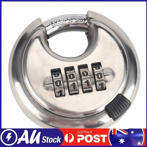 4 Digits Combo Discus Locks Rustproof Stainless Steel Combination Disc ...