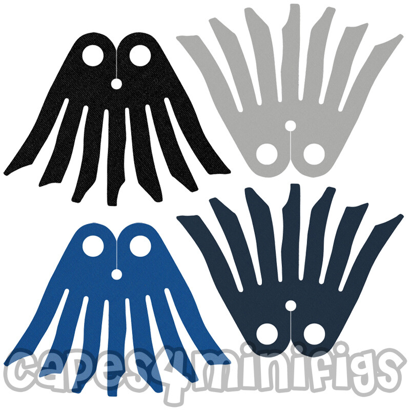 2 CUSTOM capes for your Lego Lord Krakenskull. Various cape colours ...