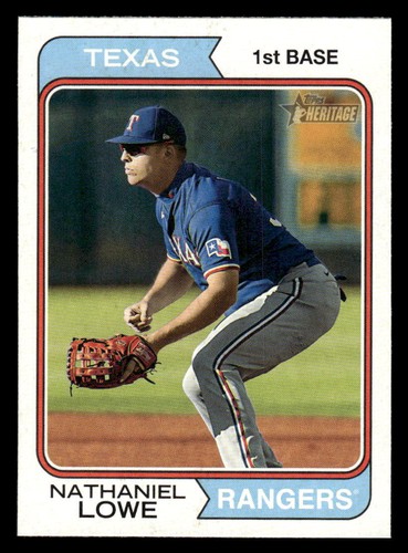 2023 Topps Heritage Nathaniel Lowe #104 Texas Rangers Baseball Card | eBay