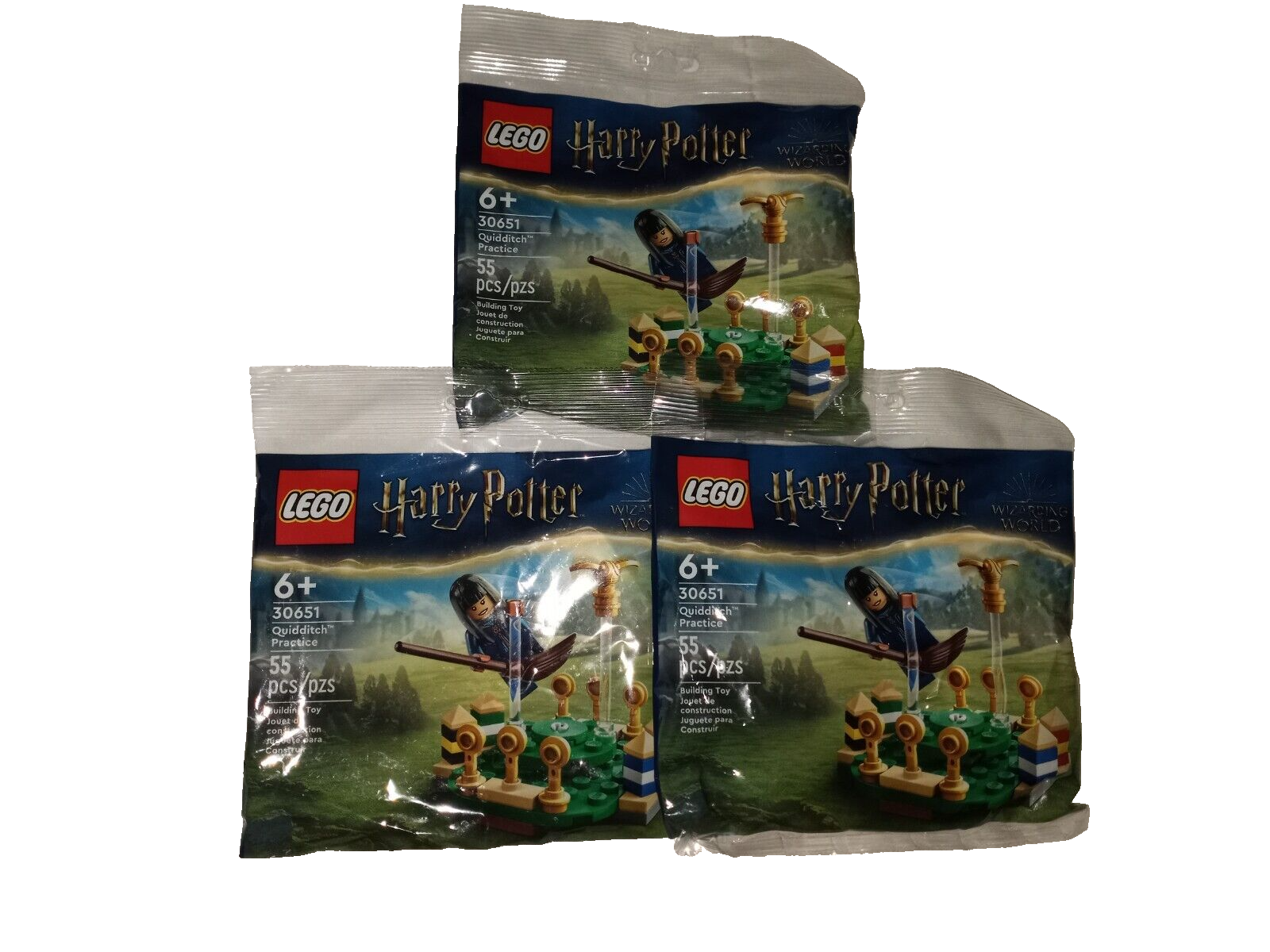 Three LEGO Harry Potter Quidditch Practice Polybags-30651-New ...