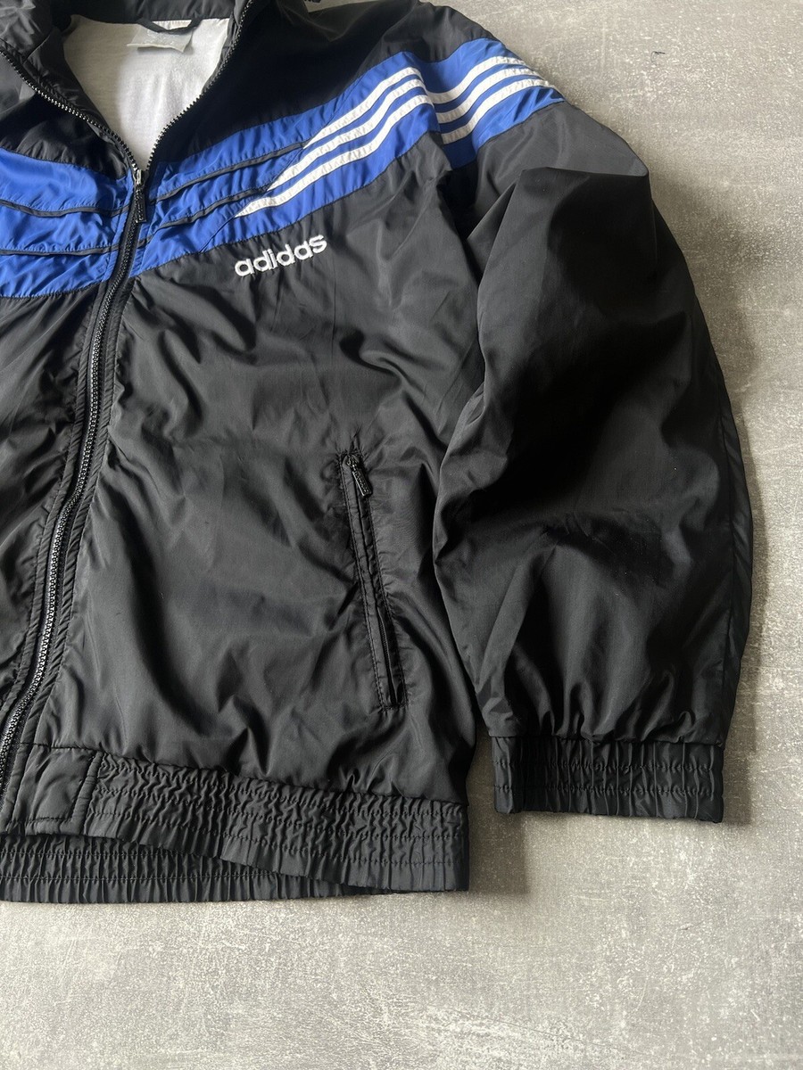 Vintage Adidas Black Track Top Jacket Size L - XL | eBay Vintage Adidas Black Track Top Jacket Size L - XL | eBay