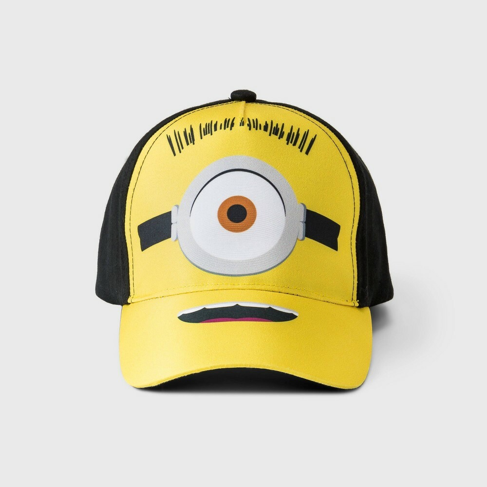 Licensed Minions Toddler Boys Black Baseball Cap Age 4-7 Hat Size 53cm ...