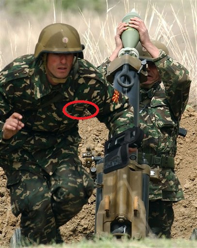 Macedonia Macedonian Army Officer Colonel Chest Field Uniform Rank ...