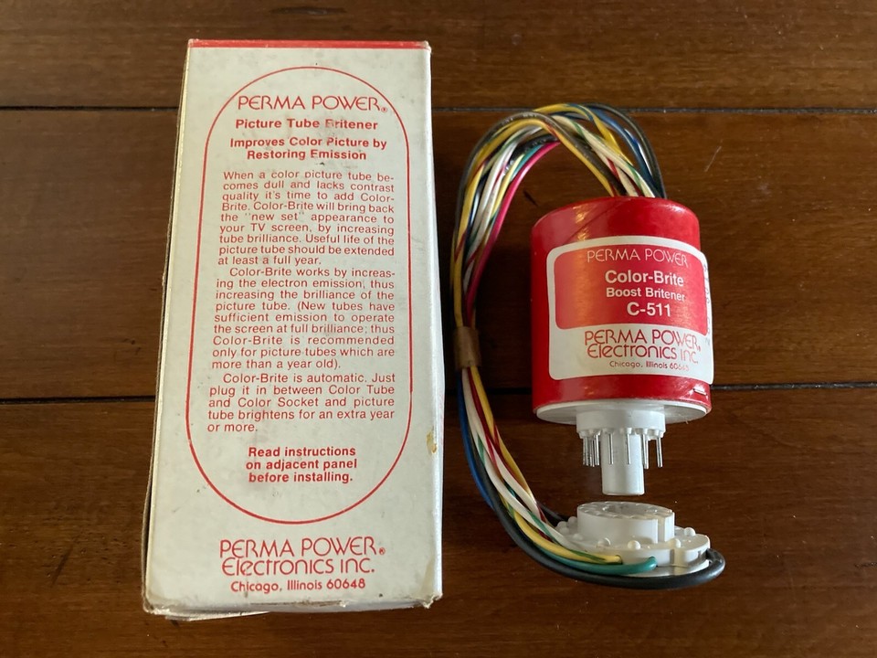 PERMA POWER COLOR-BRITE PICTURE TUBE BRITENER C-511 | eBay