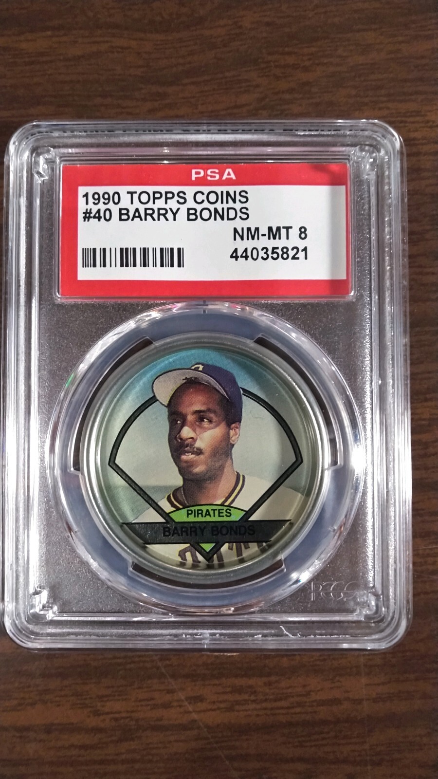 1990 Topps Coins #40 Barry Bonds Pirates graded PSA 8 NM-MT | eBay