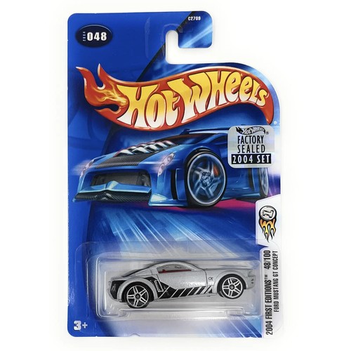 Hot Wheels 2004 First Editions - Ford Mustang GT Concept (Silver) #48 ...