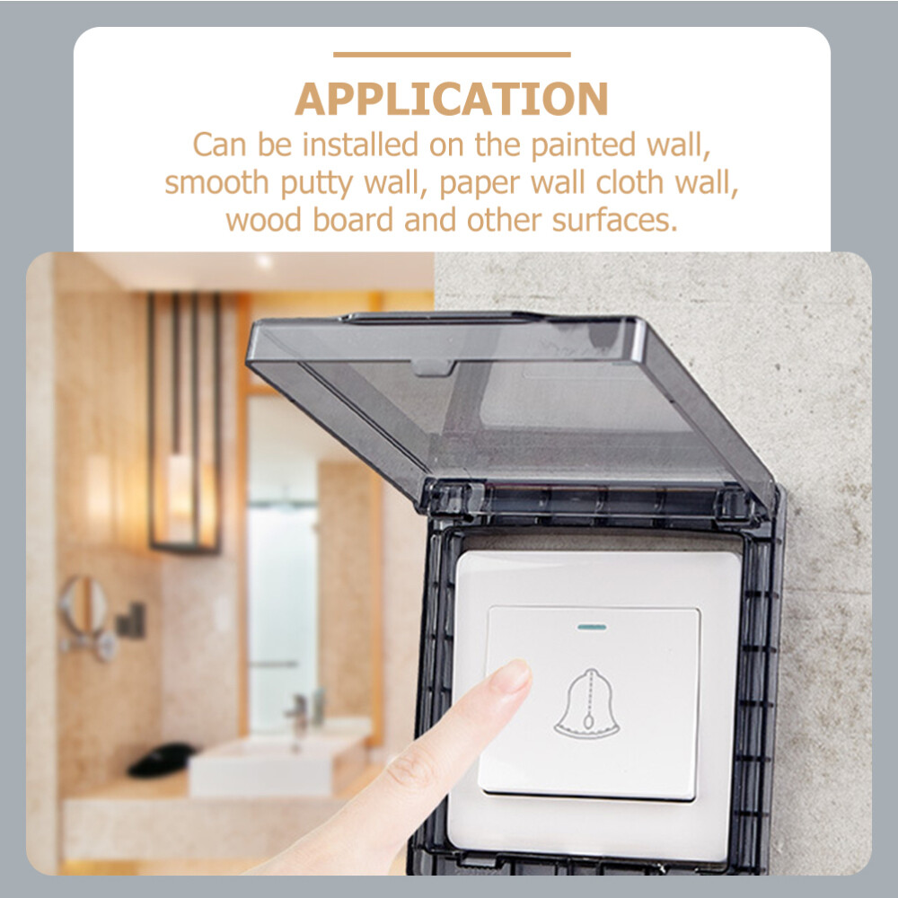 Outdoor Switch Socket Box Cover Black 4pcs | eBay