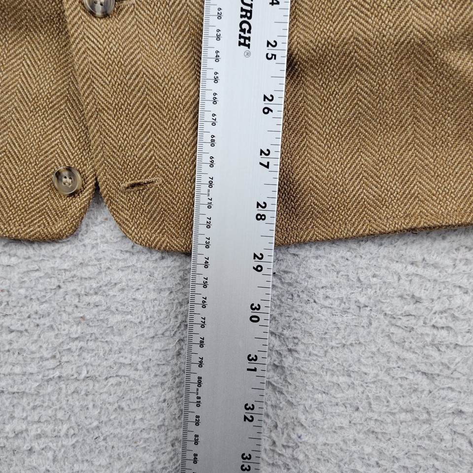 The Frontier Clothing Co Waist Coat Wool Herringbone Chevron 2XL Made ...