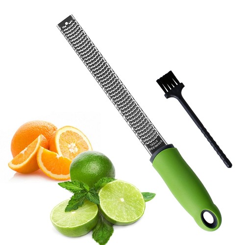 Sunkuka Pro Citrus Lemon Zester & Cheese Grater Stainless Steel ...