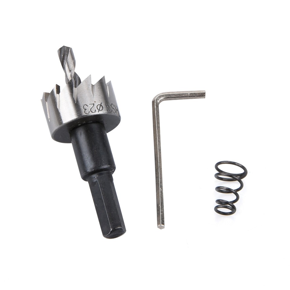 23mm HSS Drill Bit Hole Saw Tooth Set Stainless Steel Metal Alloy ...