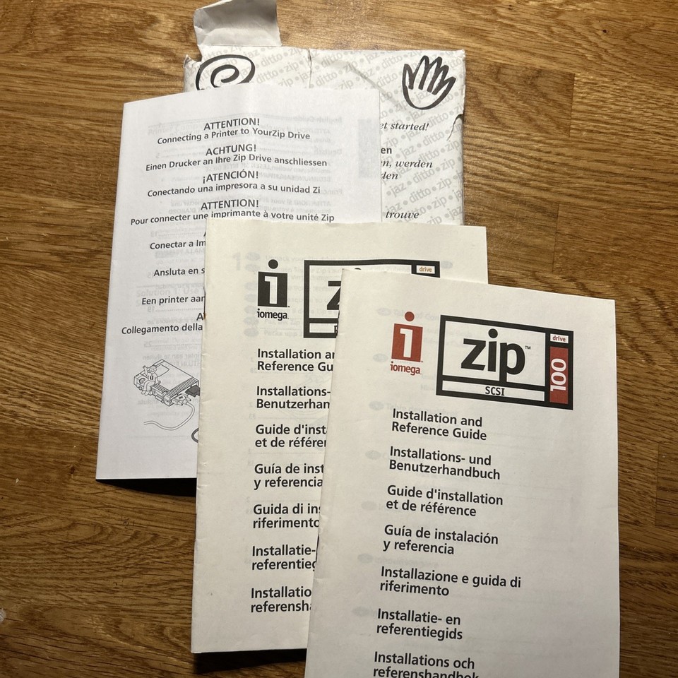 Boxed Iomega 100MB Parallel Port Zip drive | eBay Australia