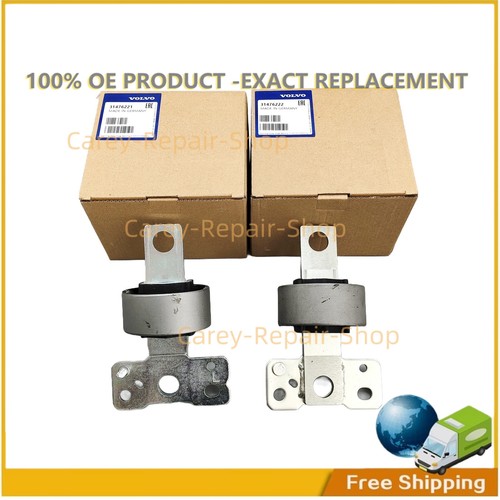New Rear L&R Susp Control Trailing Arm Stay Bushings For Volvo S60 S80 ...