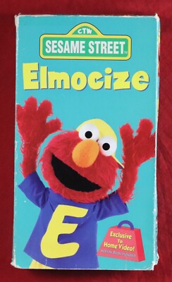 Sesame Street - Elmocize (VHS, 1996) 74644977332 | eBay