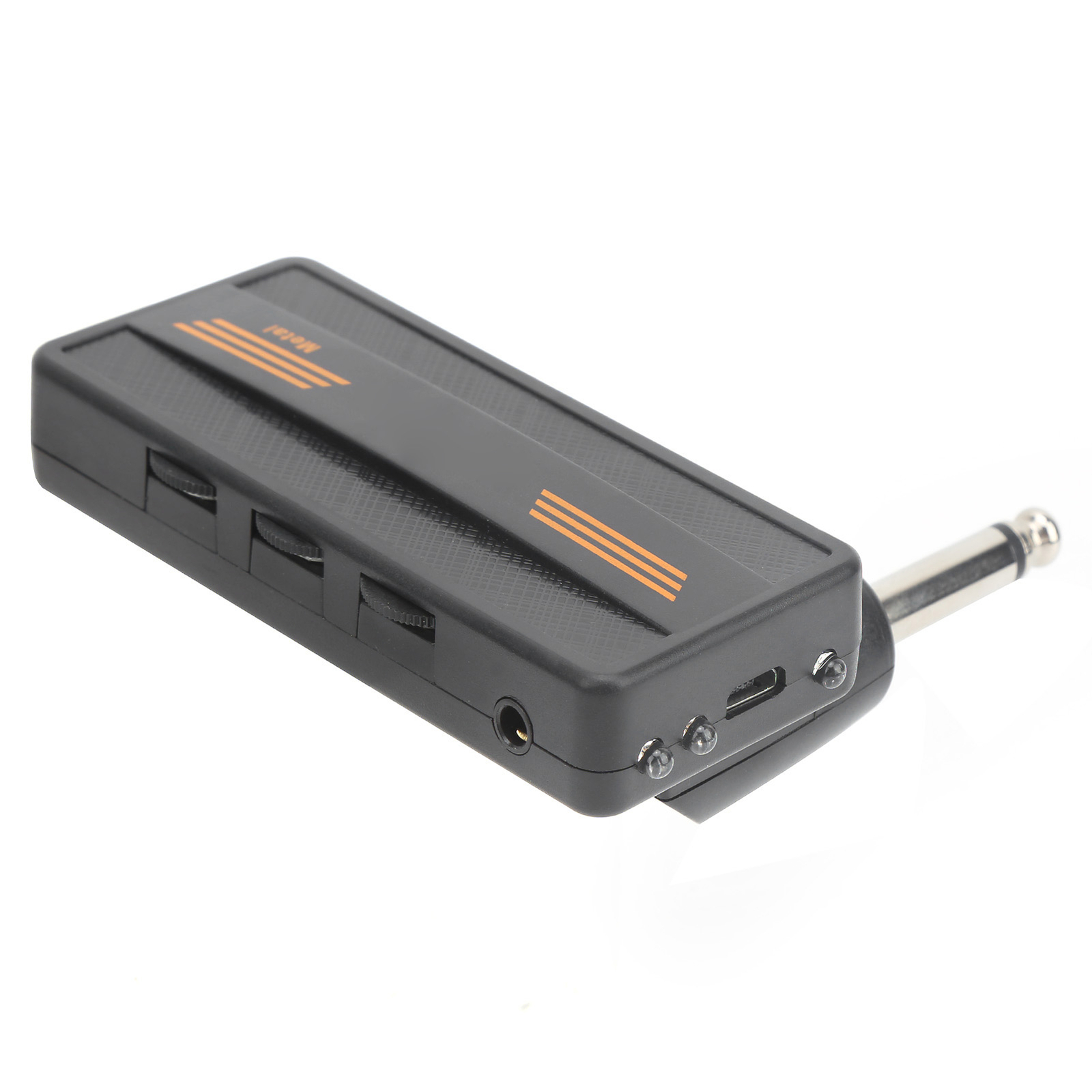 Plug Amp Electric Guitar Headphone Amplifier Chargeable Distortion ...