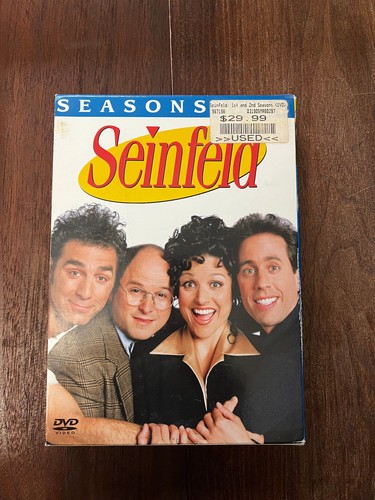 Seinfeld Seasons 1 and 2 DVD Four DVD set Jerry Elaine George Cosmo ...