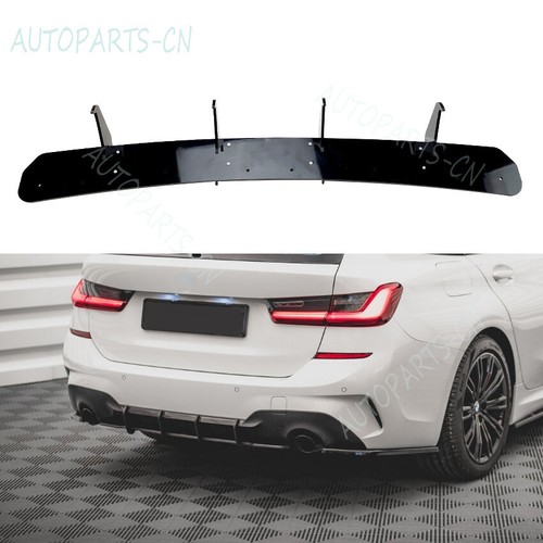 ABS Black Rear Bumper Diffuser Lip Spoiler For 19-22 BMW 3 Series G20 ...