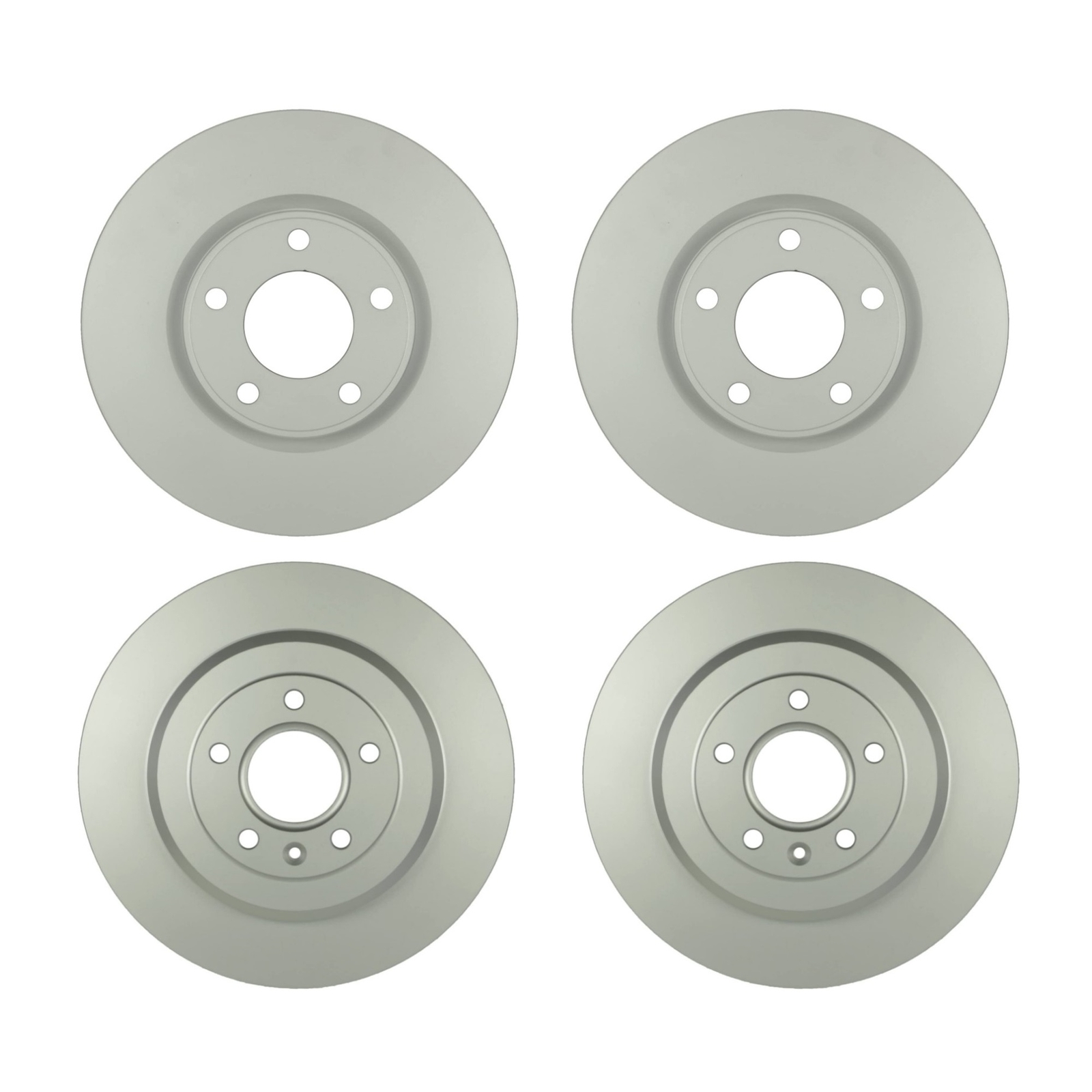 Bosch QuietCast Front 296mm & Rear 329mm Disc Brake Rotors Kit For Ford ...