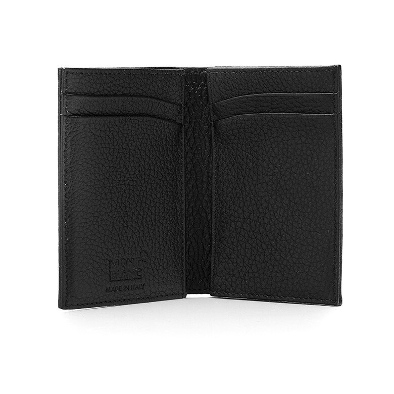 Montblanc Soft Grain Leather 4CC Card Holder Case Cover Wallet Purse ...