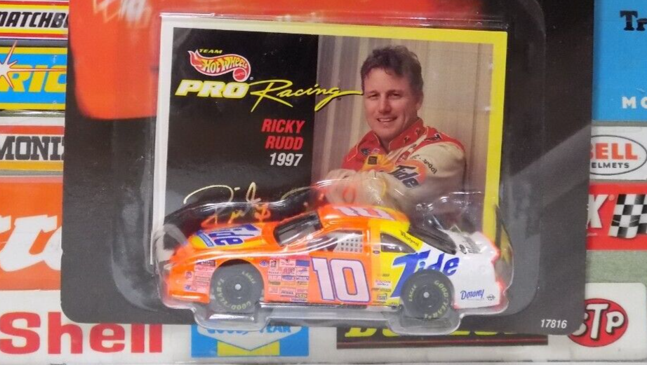 HOT WHEELS PRO 1:64, NASCAR, #10 RICKY RUDD FORD THUNDERBIRD, #17816 ...