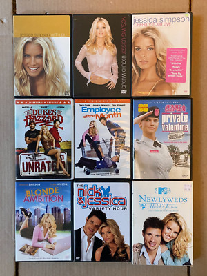 JESSICA SIMPSON Collection-9 DVDs/5 CDs + NEWLYWEDS! Britney Spears ...