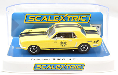 Scalextric Ford Mustang - Rassler Racing DPR W/ Lights 1/32 Scale Slot ...