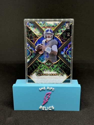 Devin Leary (Ravens Rookie QB) 2024 Wild Card Auto Mania American FB 3/ ...