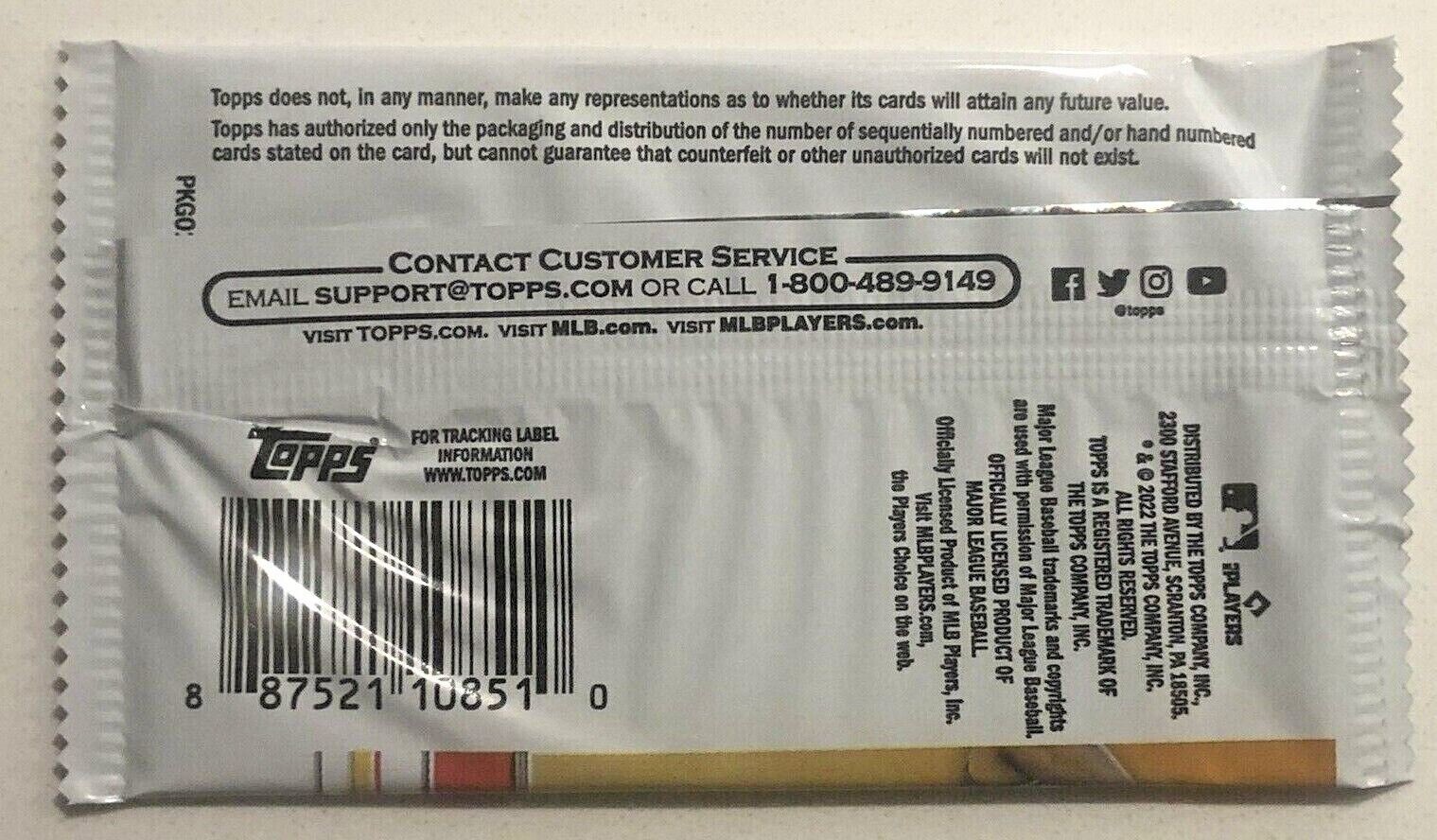 2022 TOPPS MLB BASEBALL SERIES 2 MLB TRADING CARDS ** ONE PACK ** | eBay