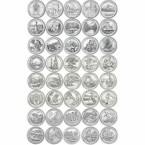 2010-2021 ATB National Parks BU Qtr set (158 coins incls all S mint ...