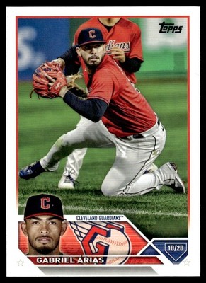 Gabriel Arias 2023 Topps #402 Cleveland Guardians 29482 Baseball Card ...