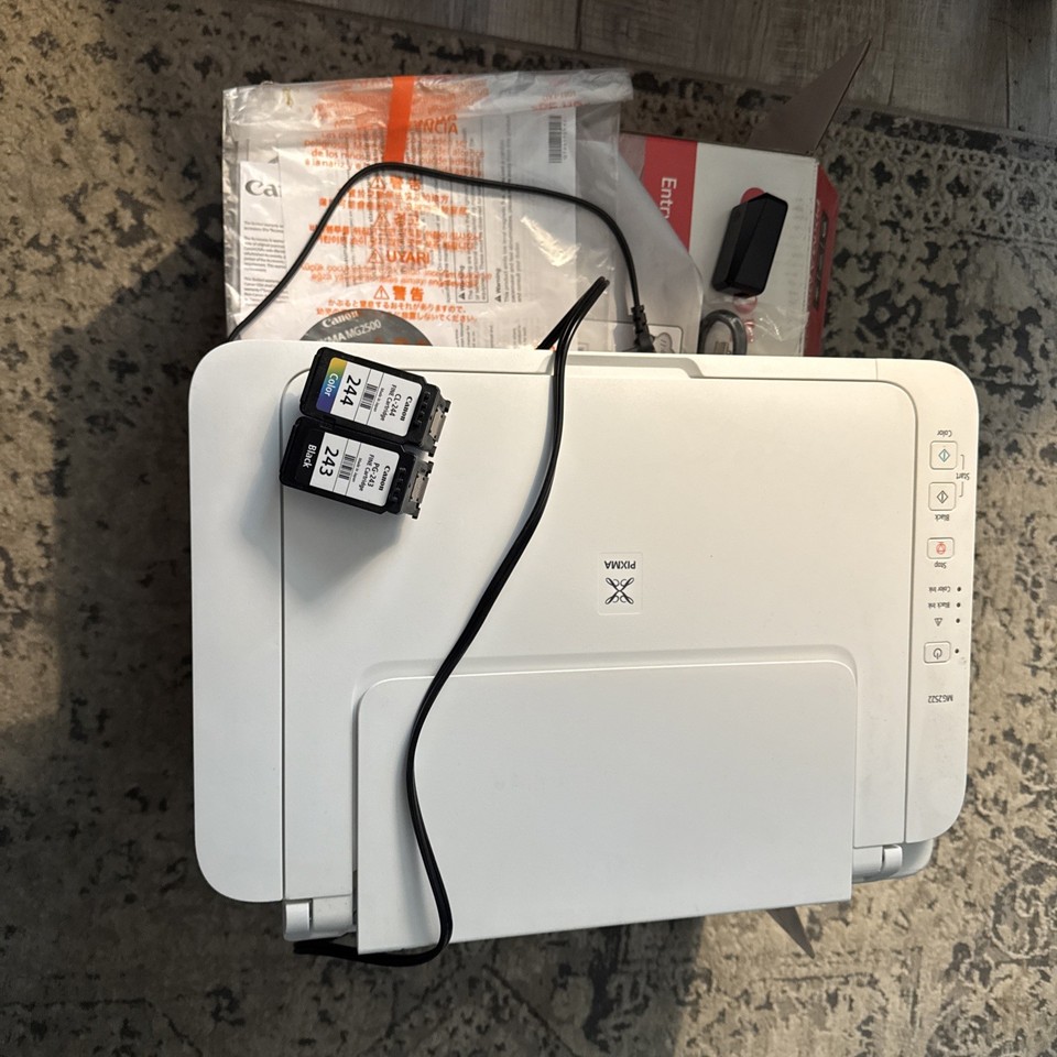 Canon Pixma MG2522 InkJet All-In-One Personal Printer USB Wired - New ...