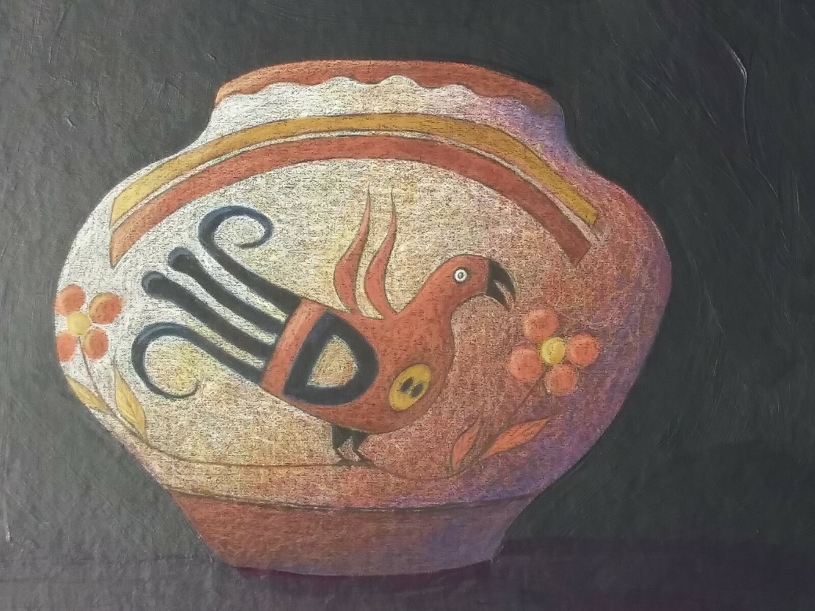 Original Art By David Gary Suazo, Parrot Pot | eBay