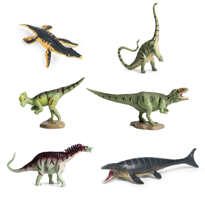 6PCS Jurassic Dinosaur Toys Realistic Dino Figure Playset Gift Toys for ...