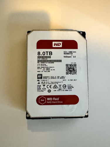 WD Red 8TB NAS Internal Hard Drive - 5400 RPM Class, SATA 6 Gb/s, 256 ...