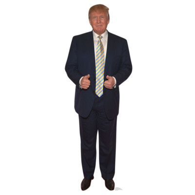 PRESIDENT DONALD TRUMP Lifesize CARDBOARD CUTOUT Standee Standup Poster ...