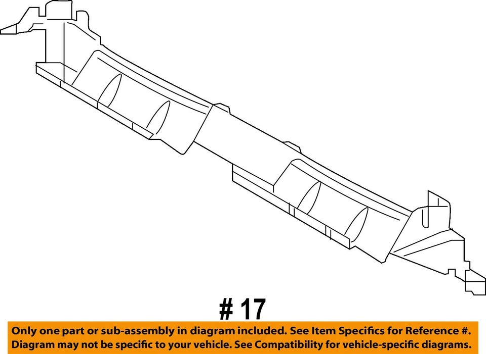 AUDI OEM 17-19 Q7 Radiator Support Radiator Support-Upper Duct ...