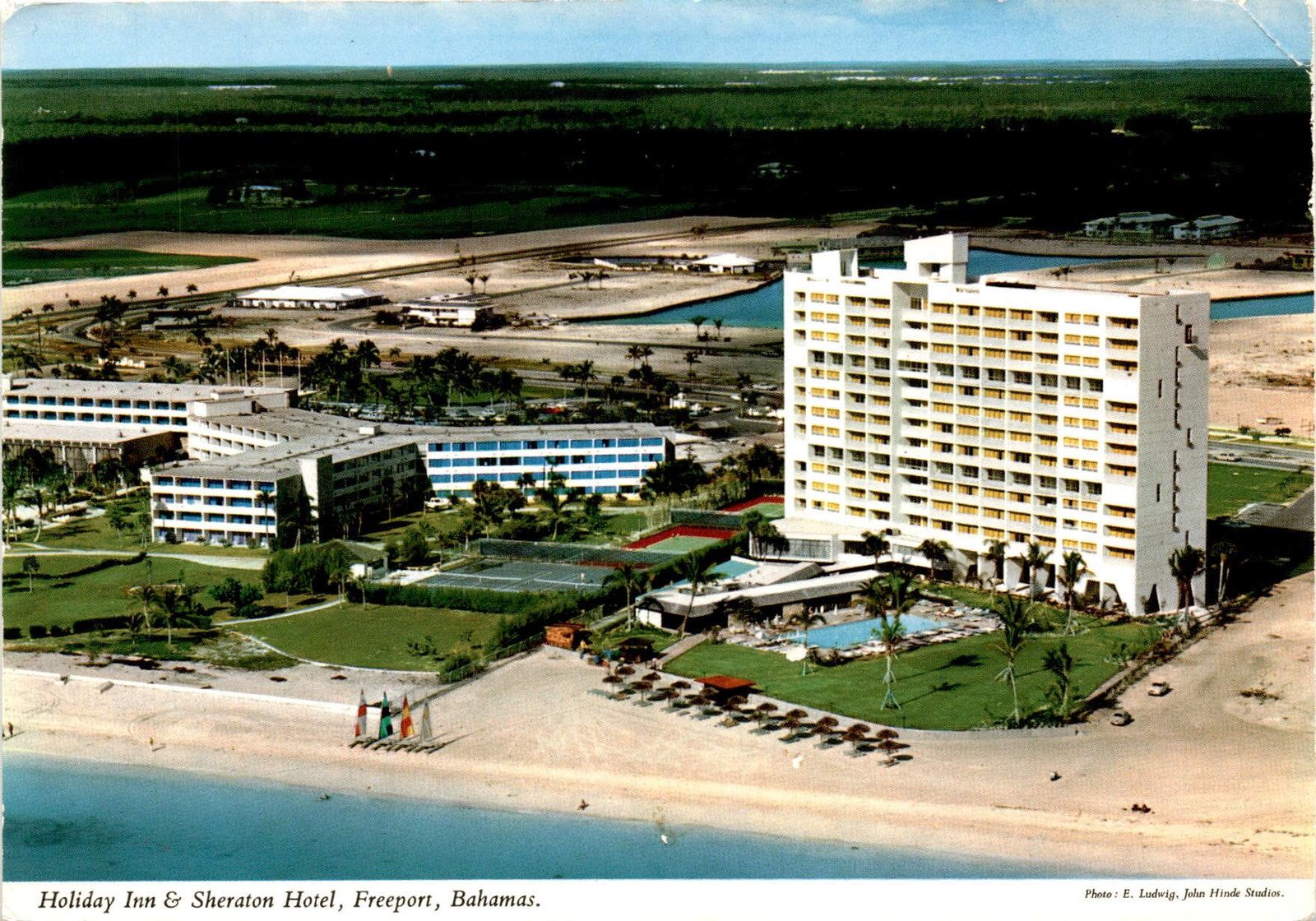 Freeport, Bahamas, Holiday Inn, Sheraton Hotel, E. Ludwig, John Hinde ...