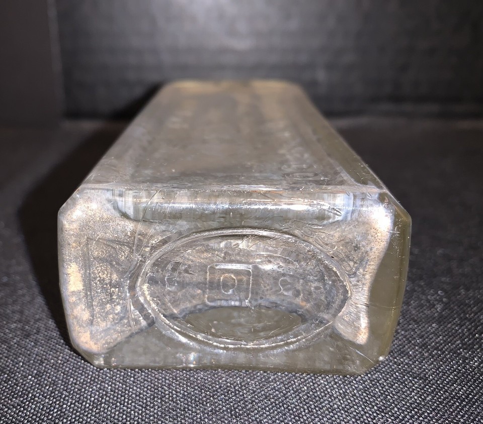 Clear Glass JC Dodson Medicine Co Bottle Vintage | eBay