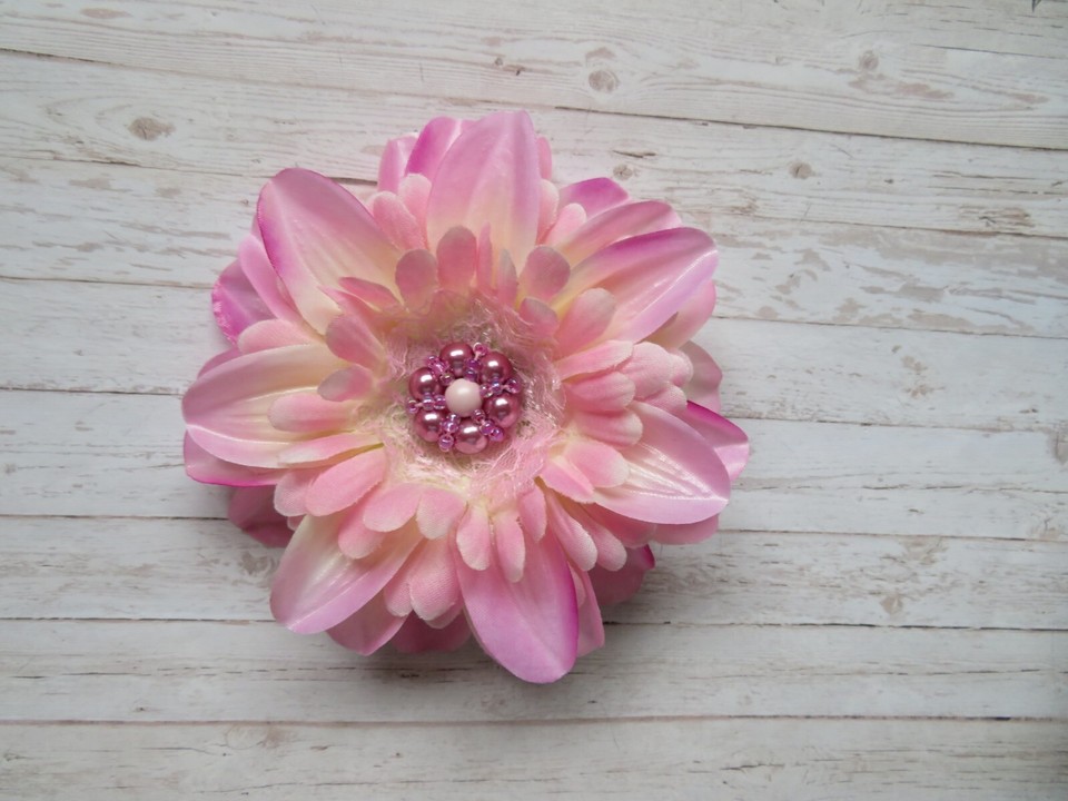 Multi Colour Flower Floral Vintage Wedding Hair Clips Retro Comb Clip ...