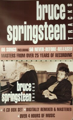 Bruce Springsteen 1998 Tracks 2 sided promo poster/flat Flawless New ...