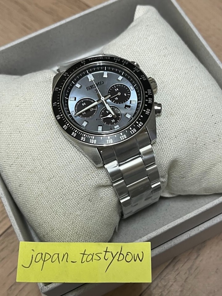 Seiko Prospex SPEEDTIMER SBDL109 Ice Blue Dial Chronograph Solar Watch ...