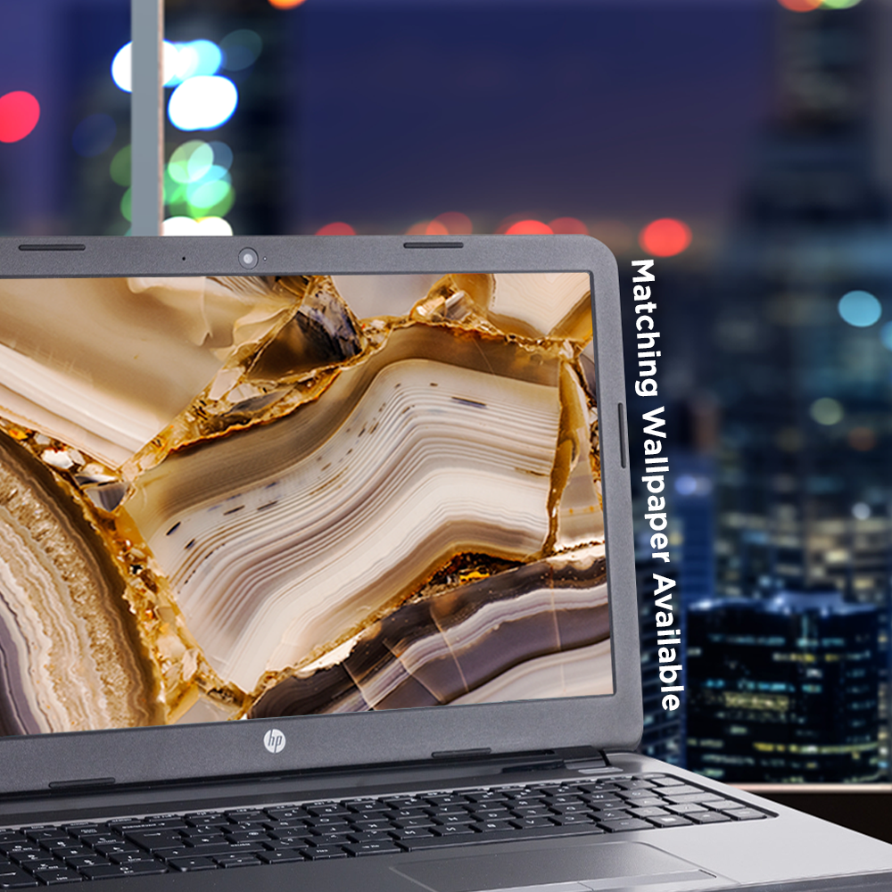 Universal Laptop Skins Wrap for 14" - Rock Disection Geode Precious ...