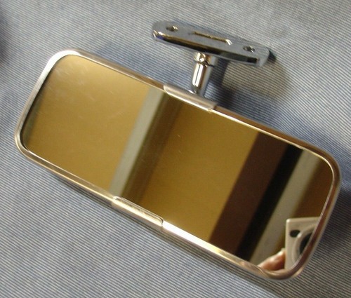 NEW STAINLESS CLASSIC CAR INTERIOR MIRROR UNIVERSAL | eBay UK