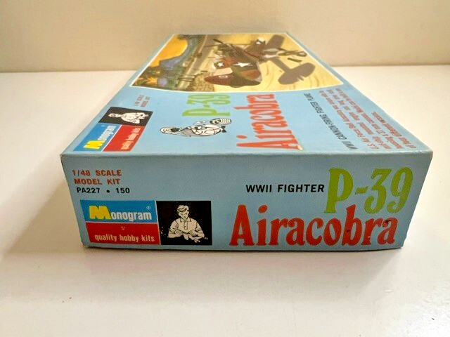 #507 MONOGRAM P-39 AIRACOBRA 1:48 AIRPLANE MODEL KIT #PA227 PARTIALLY ASSEMBLED | eBay