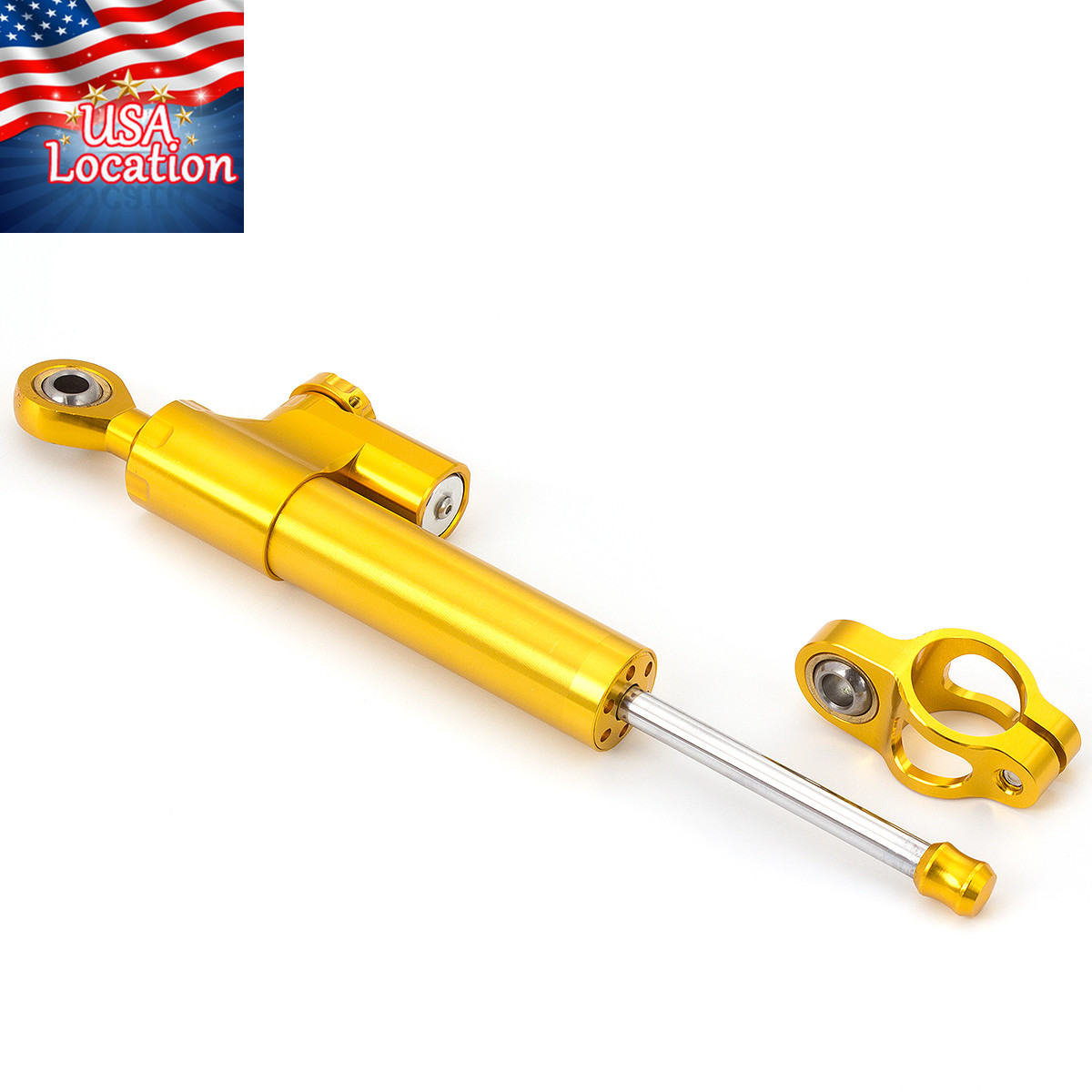 CNC Steering Damper Motorcycle Stabilizer Linear Reversed Safety ...