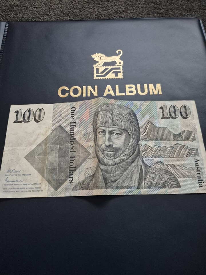 Rare Australian $100 Bank,Note Johnston/Fraser Double 99 With 69 | eBay ...